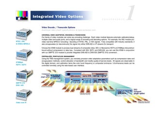 Integrated Video Transport Network Multiplexer | PPT