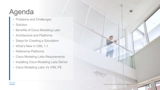 Simulating Networks Using Cisco Modeling Labs (TechWiseTV Workshop) | PPTX