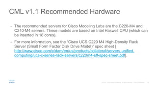 Simulating Networks Using Cisco Modeling Labs (TechWiseTV Workshop) | PPTX
