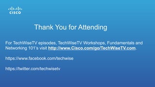 Simulating Networks Using Cisco Modeling Labs (TechWiseTV Workshop) | PPTX