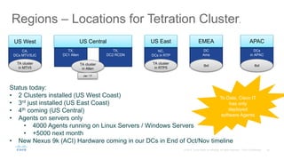 TechWiseTV Workshop: Tetration Analytics | PPT
