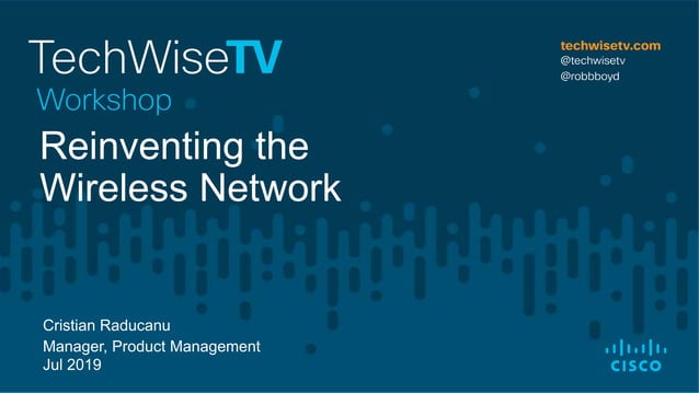 TechWiseTV Workshop: Cisco Catalyst 9100 Access Points for Wi-Fi 6 | PPTX | Internet of Things ...