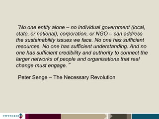 Twyfords collaborative governance pathway; when business as usual is ...