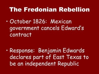 TX History Ch 10.1 | PPT