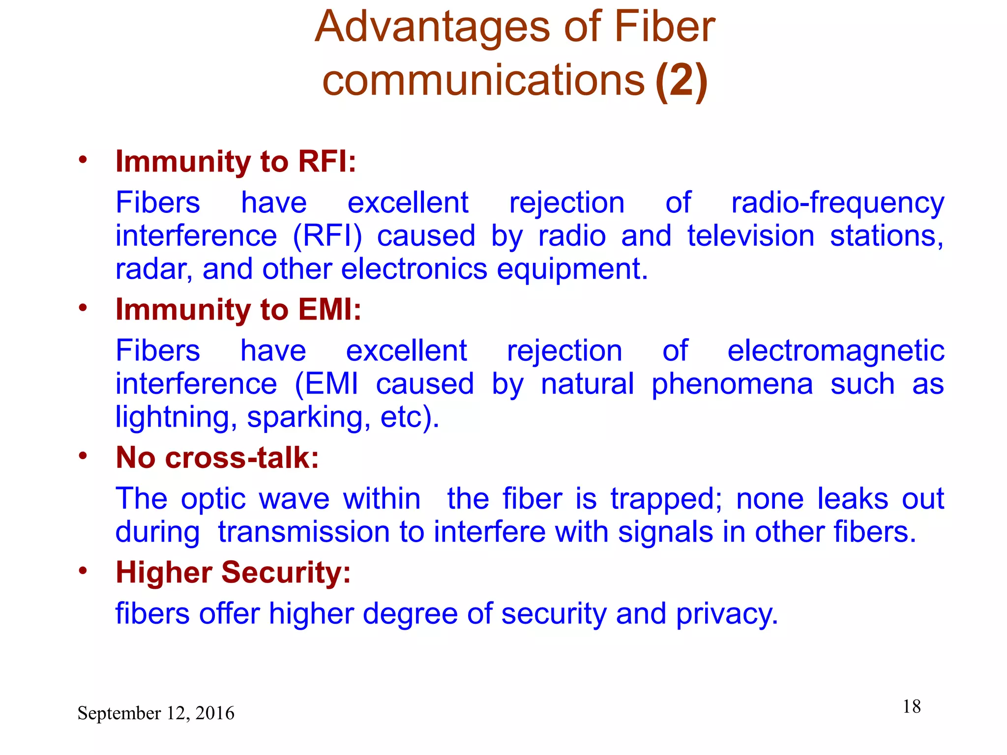 Over view of Transmission Technologies & Optical Fiber Communication | PPT
