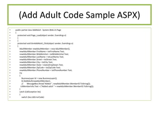 .NET Code Examples | PPT