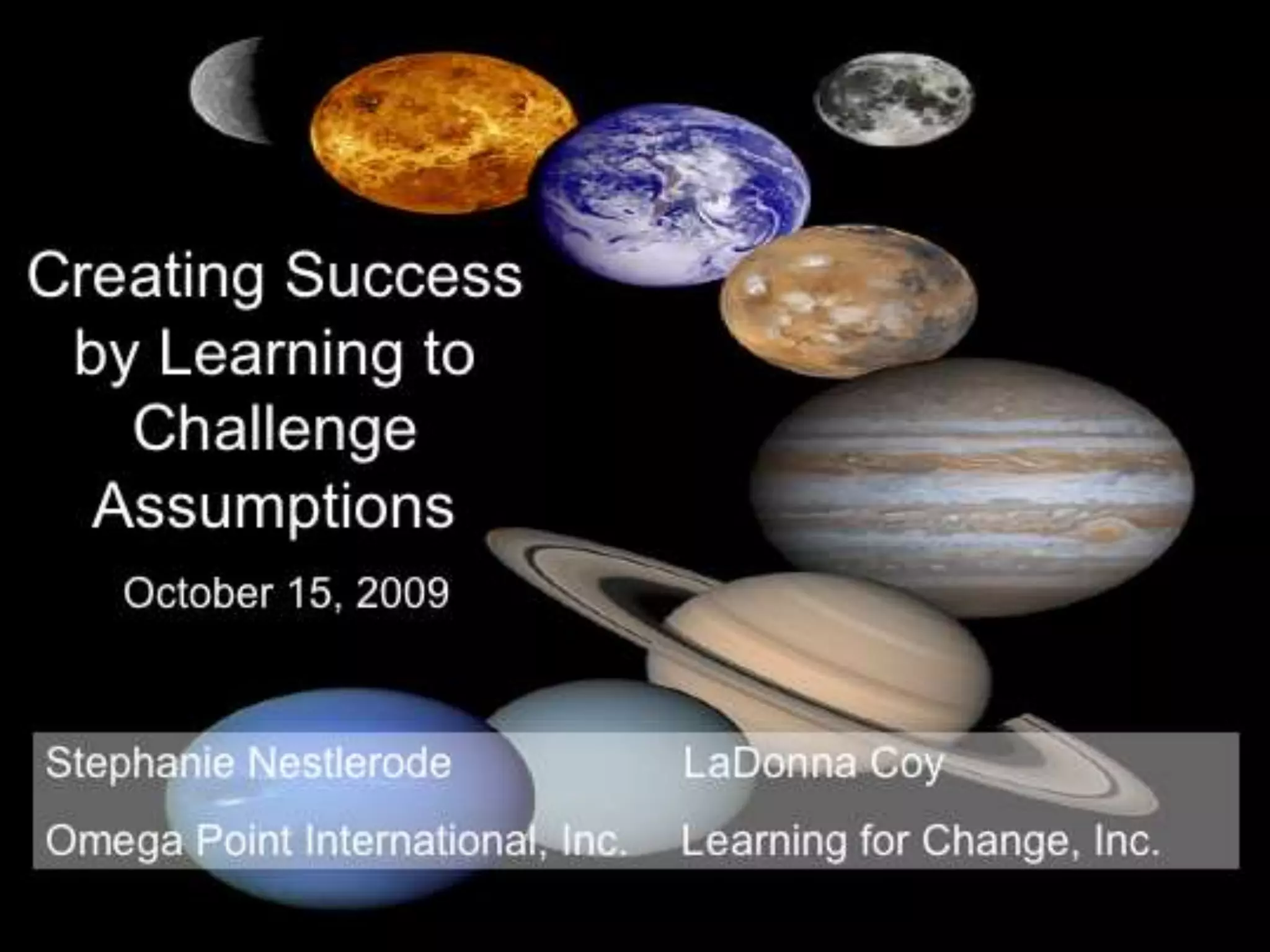 Success by Challenging Assumptions (Part 2) | PPT