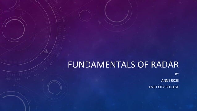 Fundamentals_of_Radarr key points required | PPT