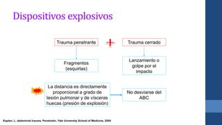 Trauma abdominal | PPTX