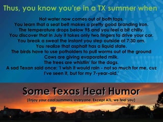 Texas Climate Impacts | PPT