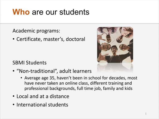 TxDLA 2018 presentation - Online Learning Strategies and Student Orientation | PDF