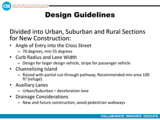 Guidelines for Applying Right-Turn Slip Lanes | PPT