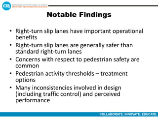 Guidelines for Applying Right-Turn Slip Lanes | PDF
