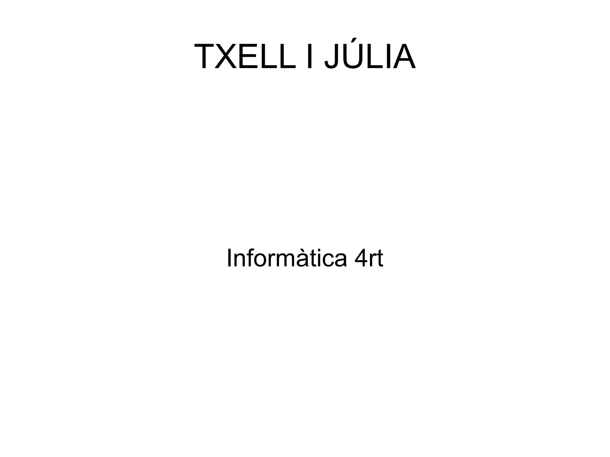 Txell julia | PPT