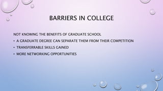 Recruiting Students of Color and Their Impact in Grad Programs | PPT