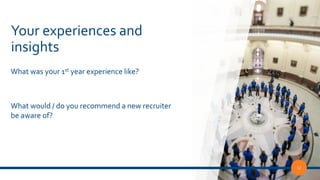 First Year Recruitment Experiences | PPTX