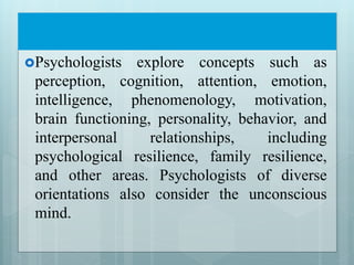 Psychology: Introduction | PPT