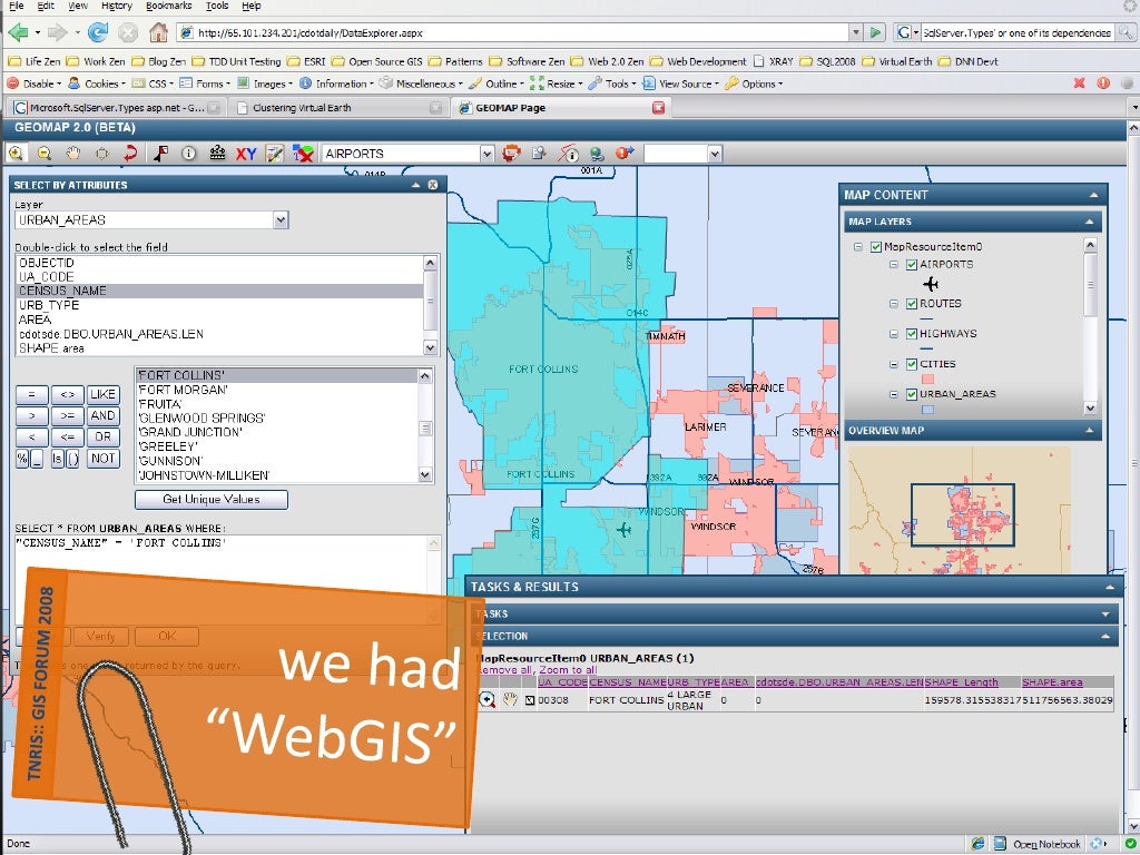 most “WebGIS” sites are…