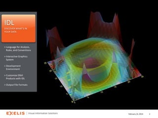 ENVI & IDL Services Engine for Web-Accessible Earth Science ...
