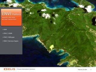 ENVI & IDL Services Engine for Web-Accessible Earth Science ...