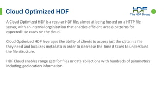 HDF Data in the Cloud | PPTX