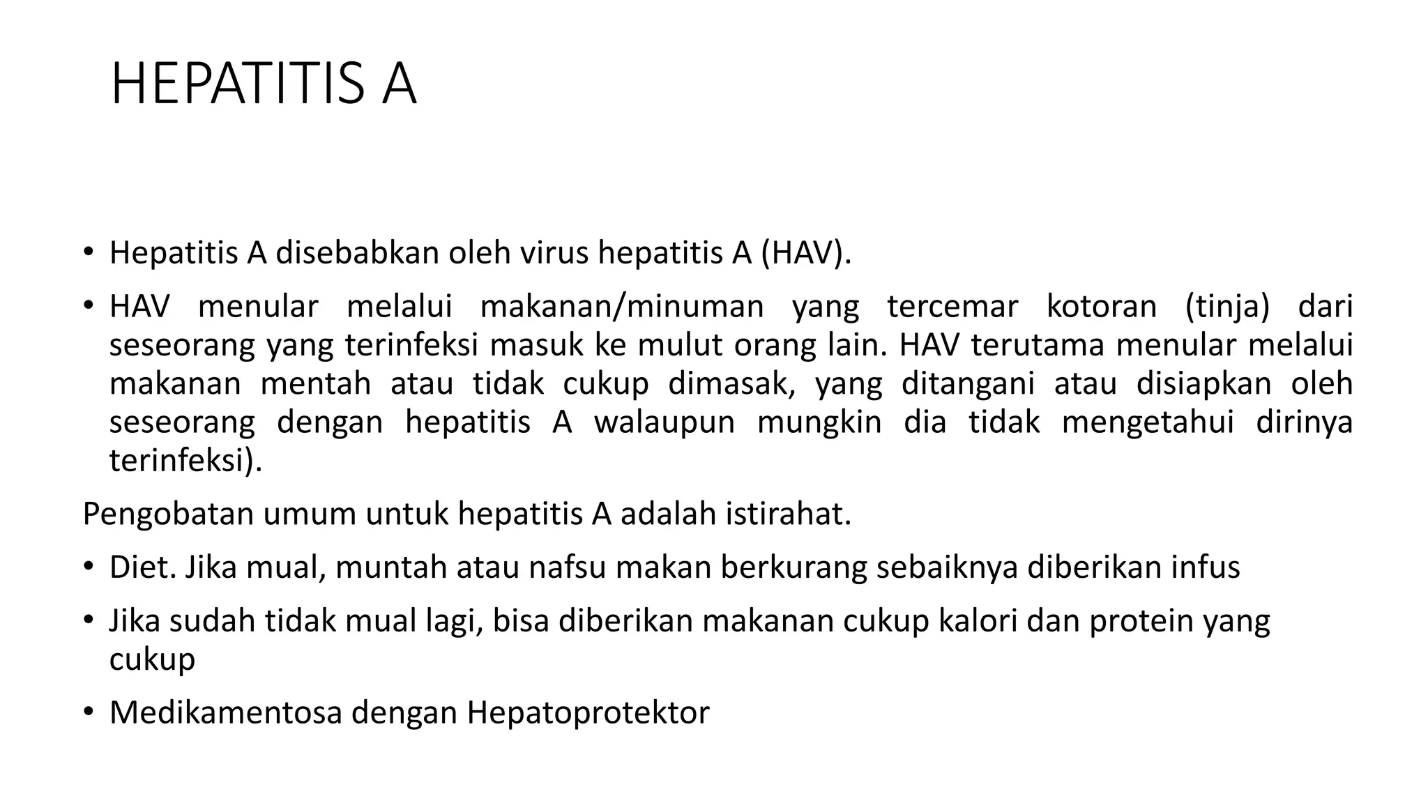 Farmakoterapi Hepatitis A, B, C dan D ppt | PPT