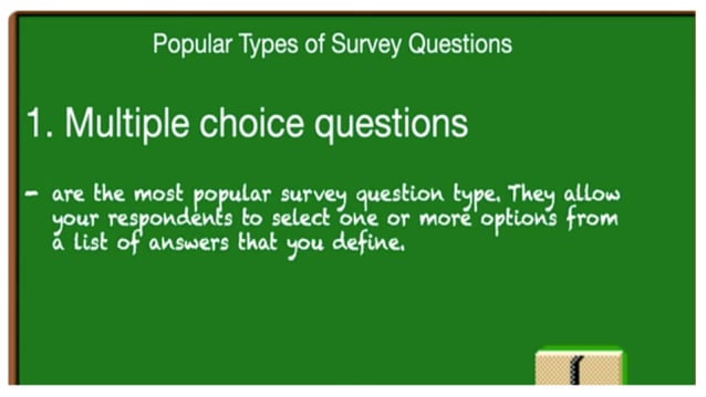 TYPES-OF-SURVEY-QUESTIONNAIRES.pdf Ang this | PPT