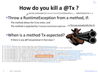 Spring @Transactional Explained | PPT