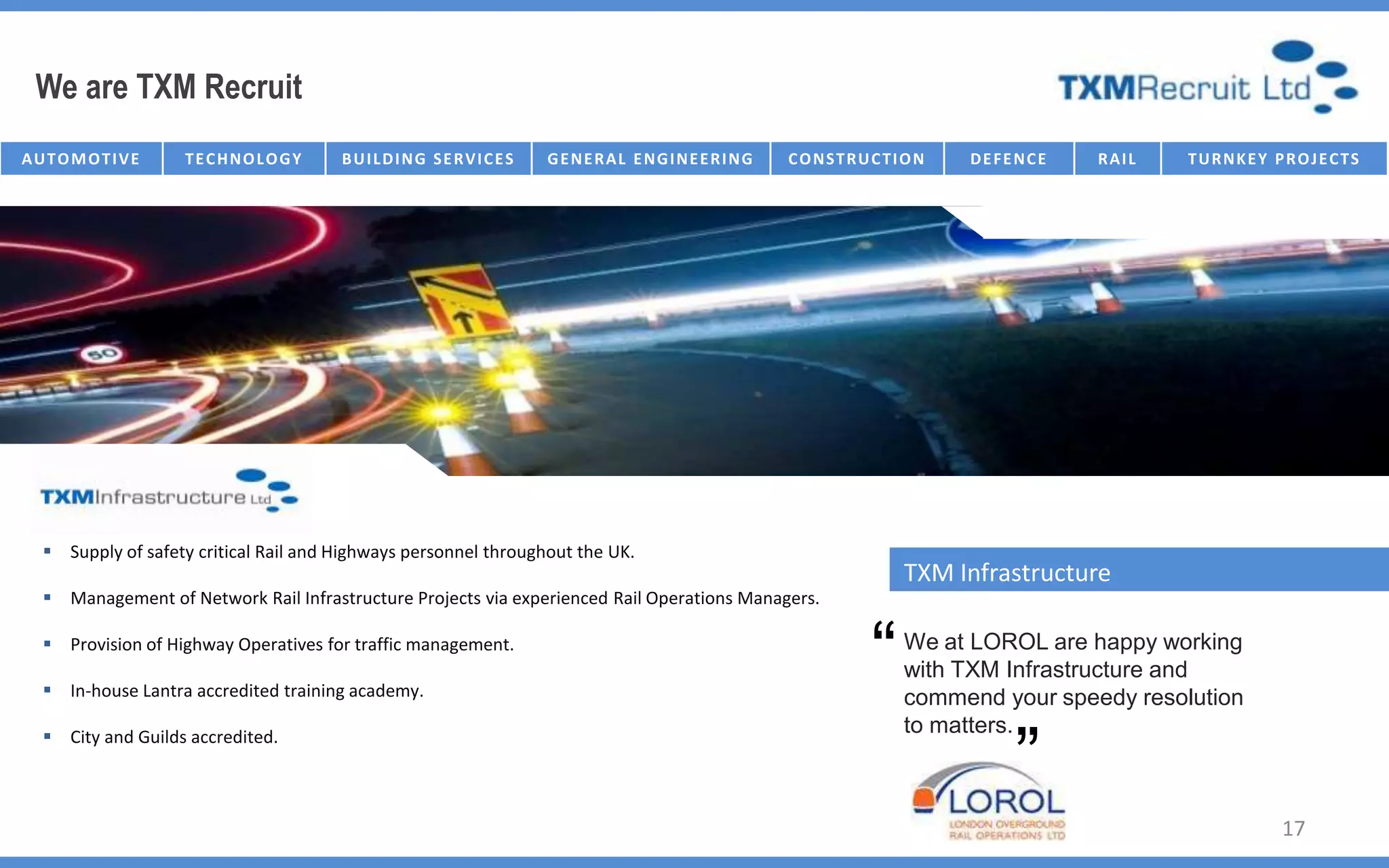 TXM Group Presentation | PPTX | Management Consulting Industry | Industries