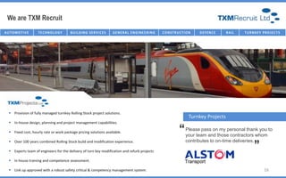 TXM Group Presentation | PPTX | Management Consulting Industry | Industries