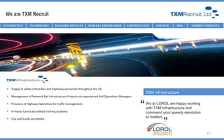 TXM Group Presentation | PPTX | Management Consulting Industry | Industries