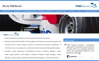 TXM Group Presentation | PPTX | Management Consulting Industry | Industries