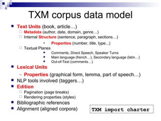 TXM import process | PPT