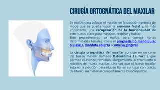 cirugía ortognática para tratamiento de ortodoncia | PPTX