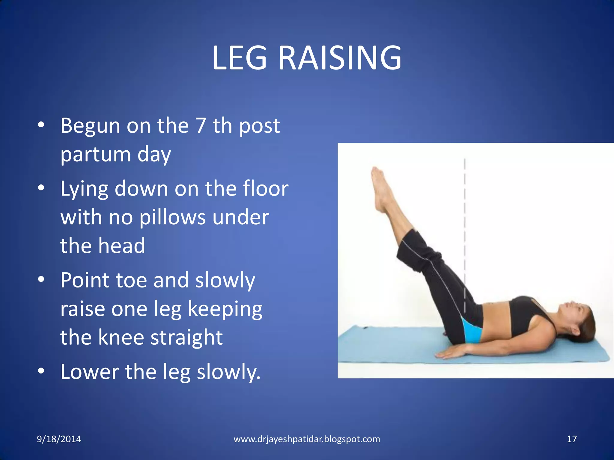 Post natal exercises | PDF