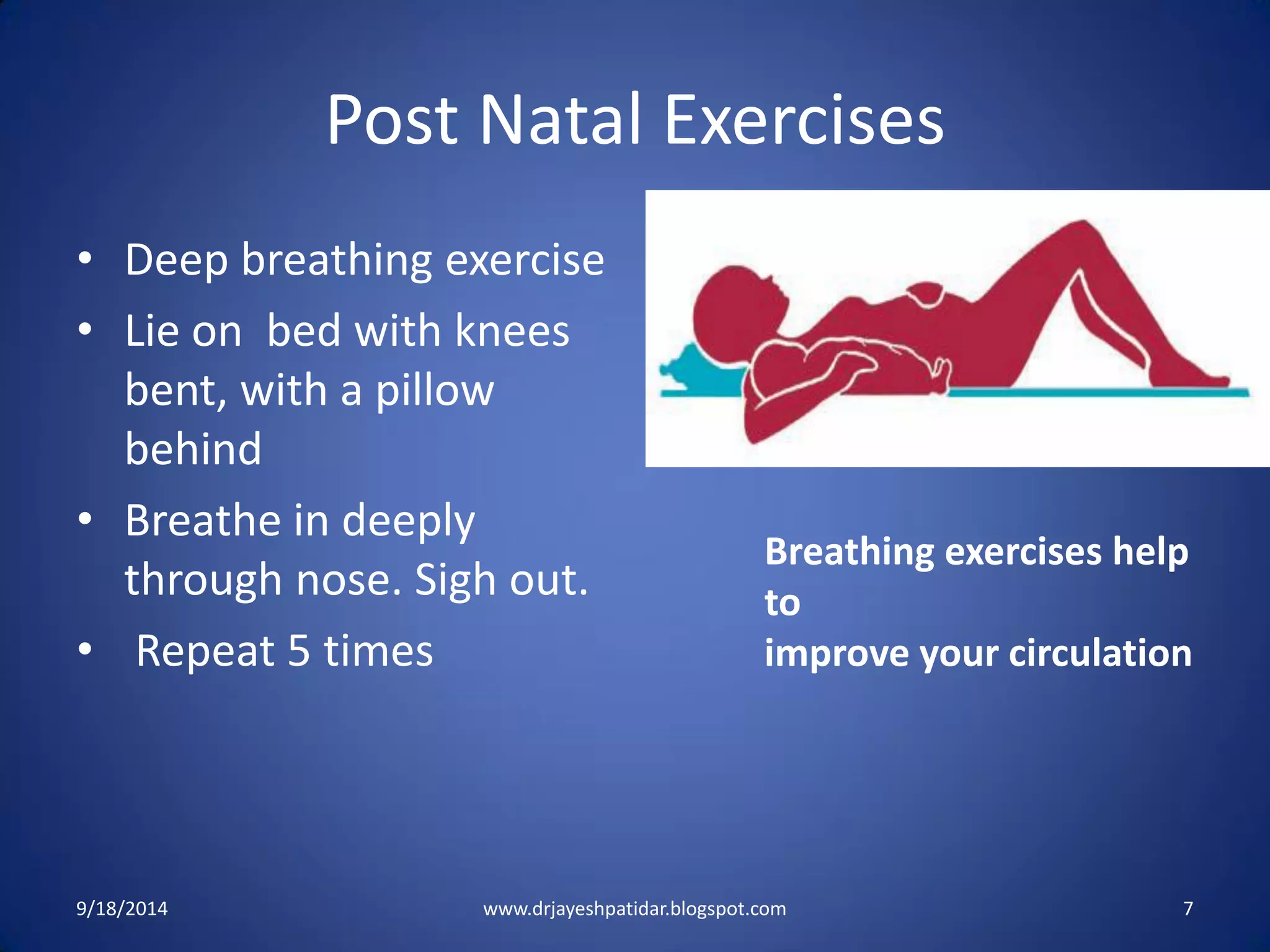Post natal exercises | PDF
