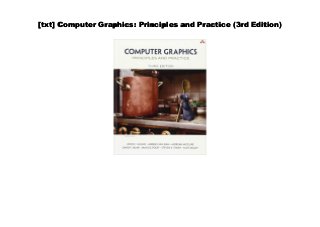[PDF] Computer Graphics: Principles and Practice (3rd Edition)