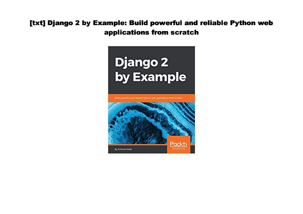 [Audiobook] Django 2 by Example: Build powerful and reliable Python web ...