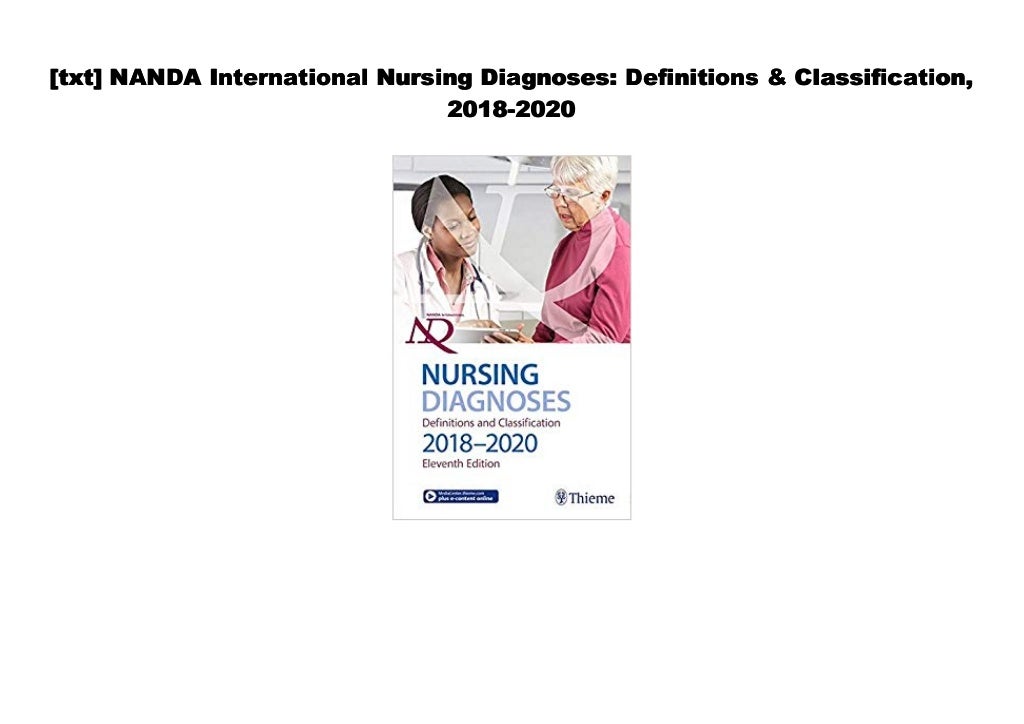 [read] Nanda International Nursing Diagnoses Definitions