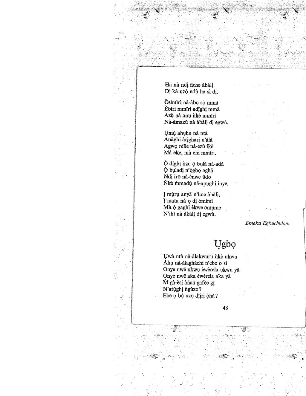 An Anthology Of Modern Igbo Verse an-anthology-of-modern-igbo-verse