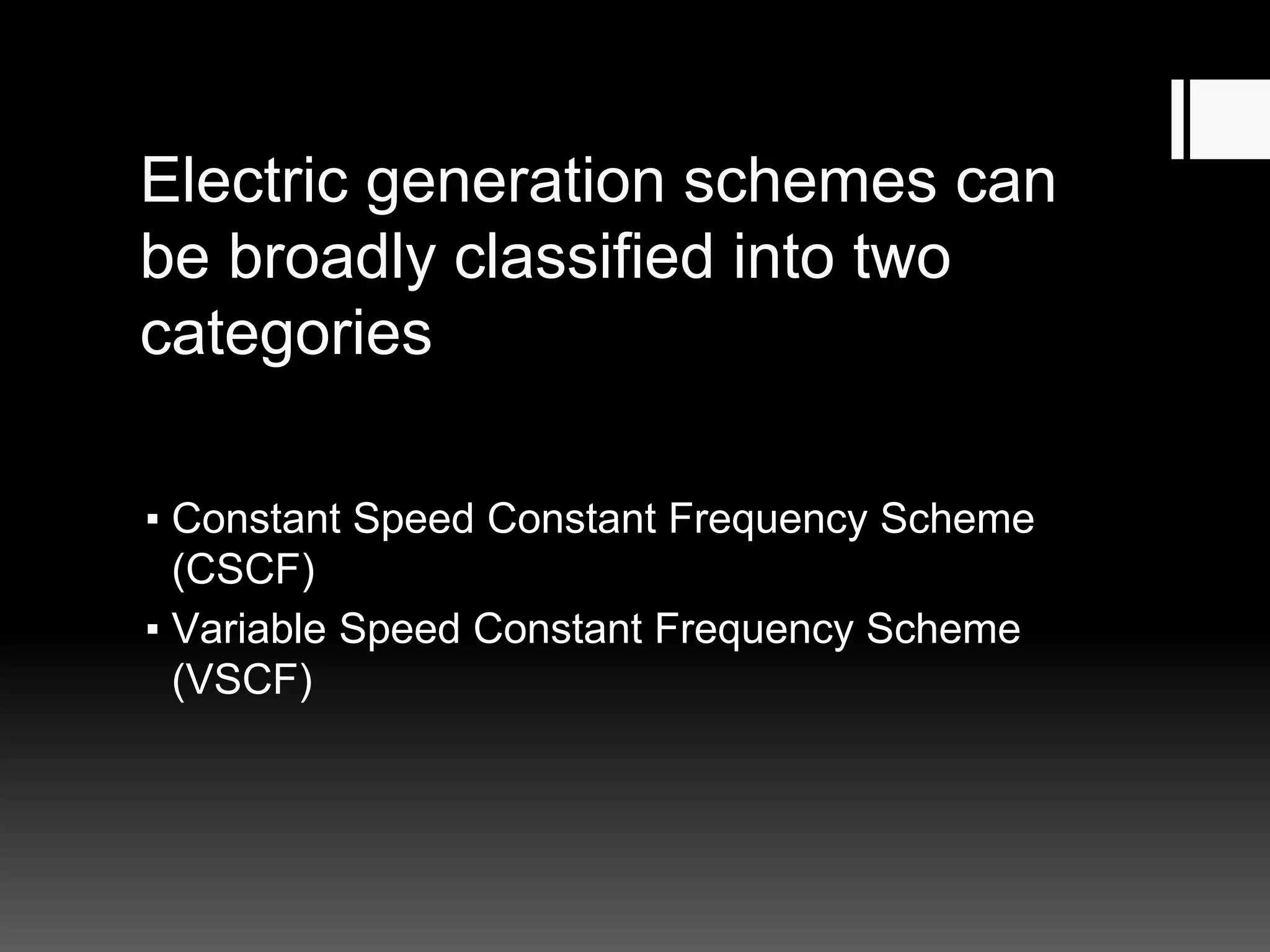 Schemes for wind power generation | PPTX