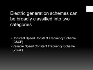 Schemes for wind power generation | PPTX