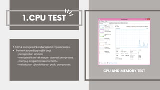 Presentation Pengujian CPU,Grafik dan Sound | PDF