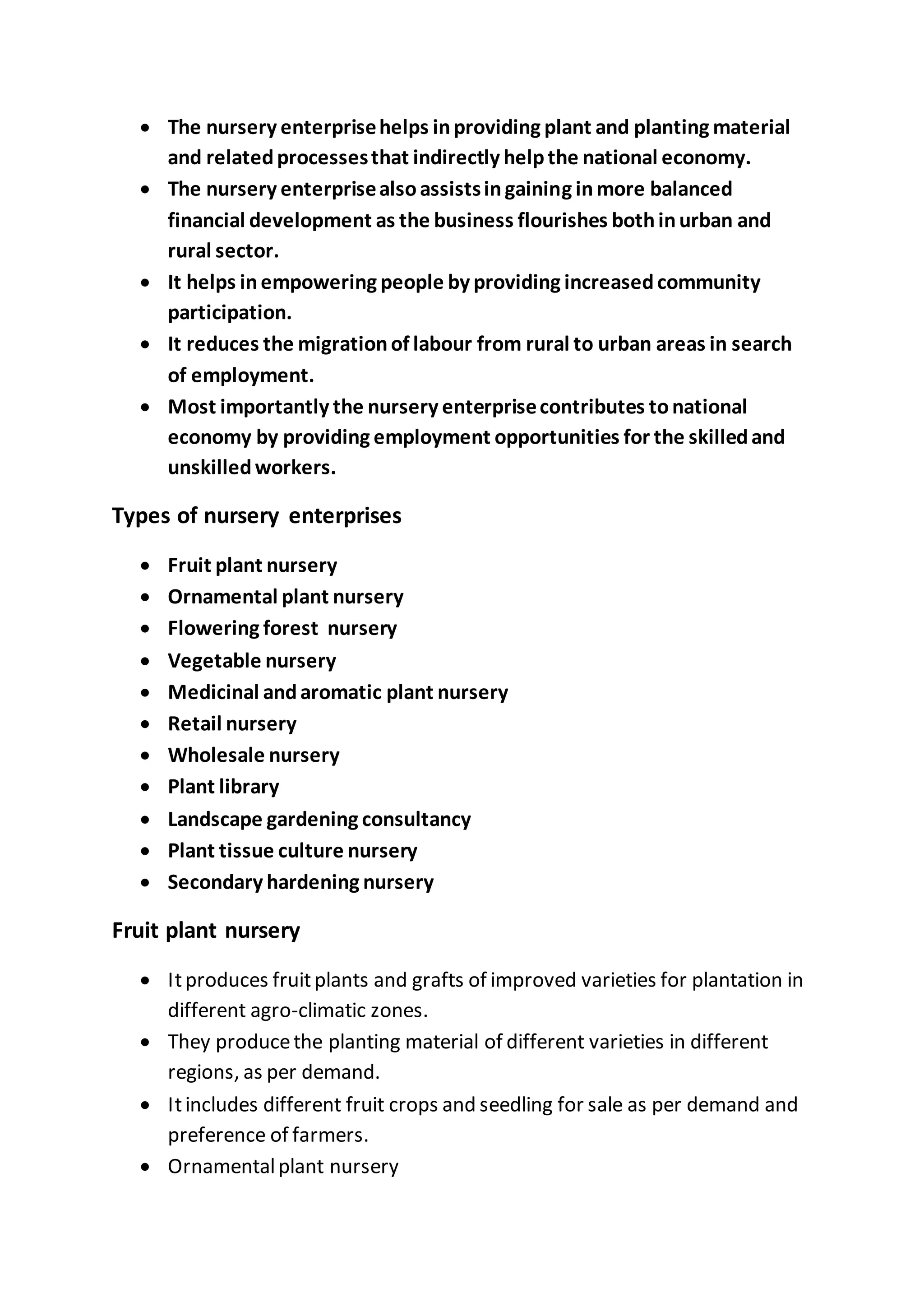 ENTREPRENEURSHIP IN NURSERY MANAGEMENT | DOCX