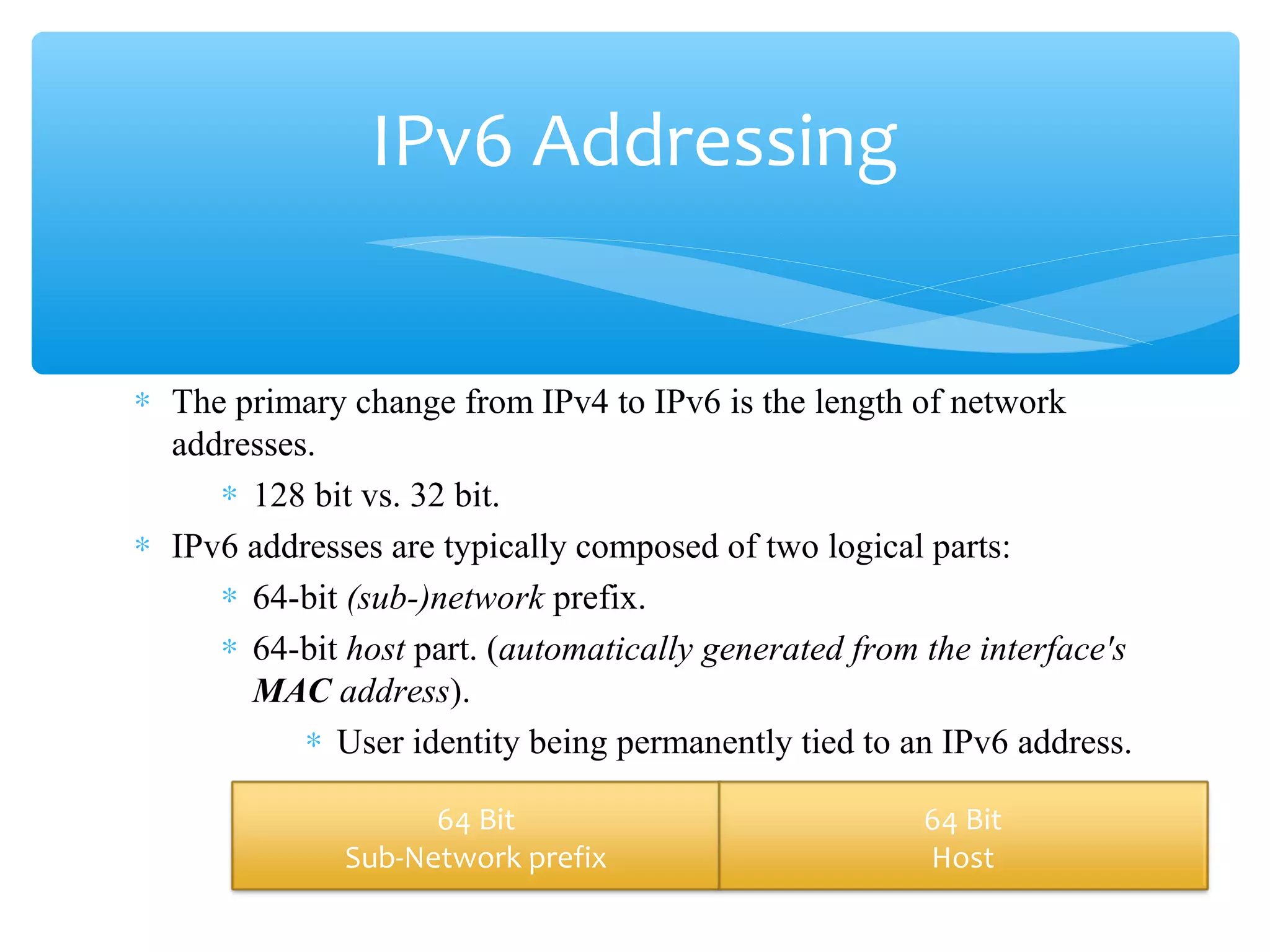 IPv6 next generation protocol | PPT
