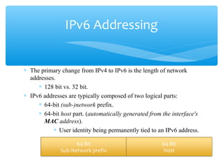 IPv6 next generation protocol | PPT