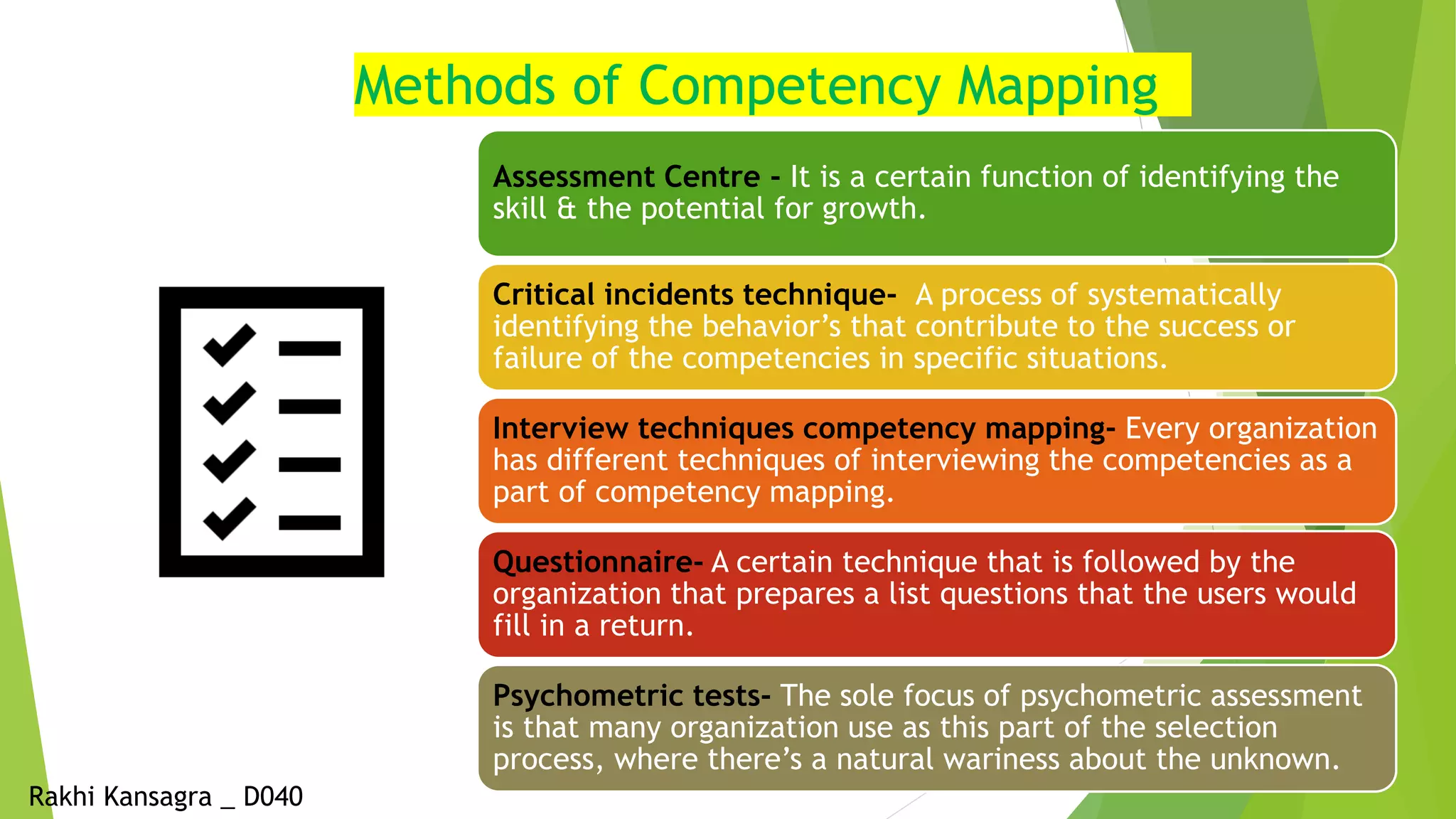 Human resource management - Competency Mapping | PPTX | Resume Writing ...