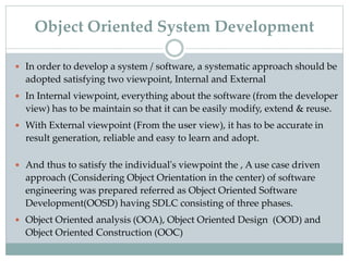 What is Object Orientation? | PPTX