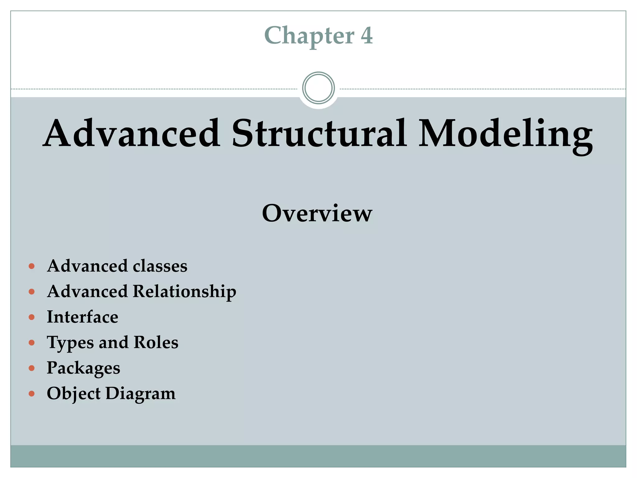 Advanced Structural Modeling | PPTX
