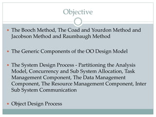 Object Oriented Design | PPTX